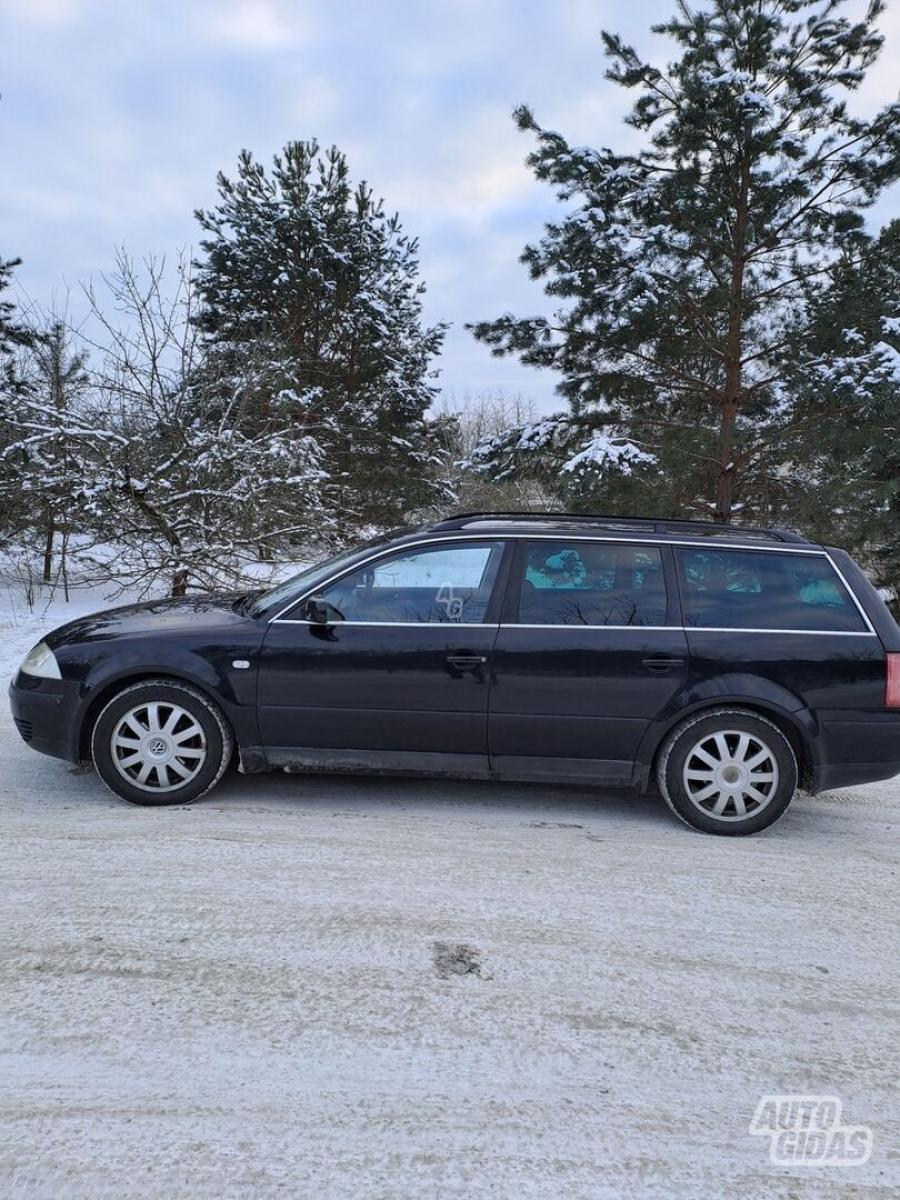 Black Volkswagen Passat 2003 in Alytus, with an engine capacity of 2.00 L and mileage of 226 thousand km for 1750 €, photo 4 on AUTOMOTO.COM.LV