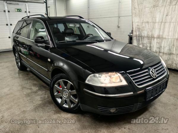 Black Volkswagen Passat 2003 in Viljandi, with an engine capacity of 1.90 L and mileage of 386 thousand km for 3490 €, photo 2 on AUTOMOTO.COM.LV