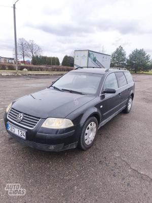 Black Volkswagen Passat 2003 in Kaunas, with an engine capacity of 1.90 L and mileage of 325 thousand km for 999 €, photo  on AUTOMOTO.COM.LV