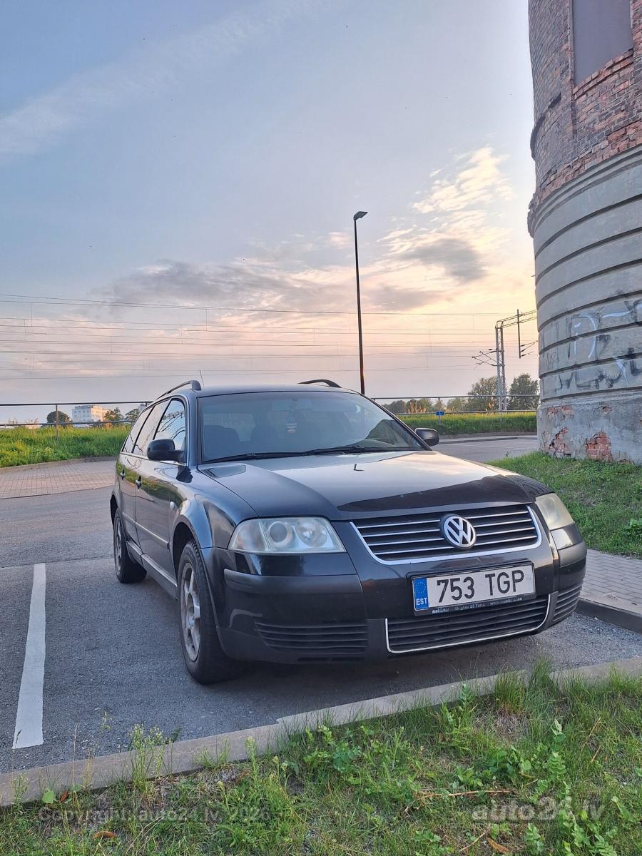 Black Volkswagen Passat 2003 in Tallinn, with an engine capacity of 1.90 L and mileage of 390 thousand km for 1799 €, photo 1 on AUTOMOTO.COM.LV
