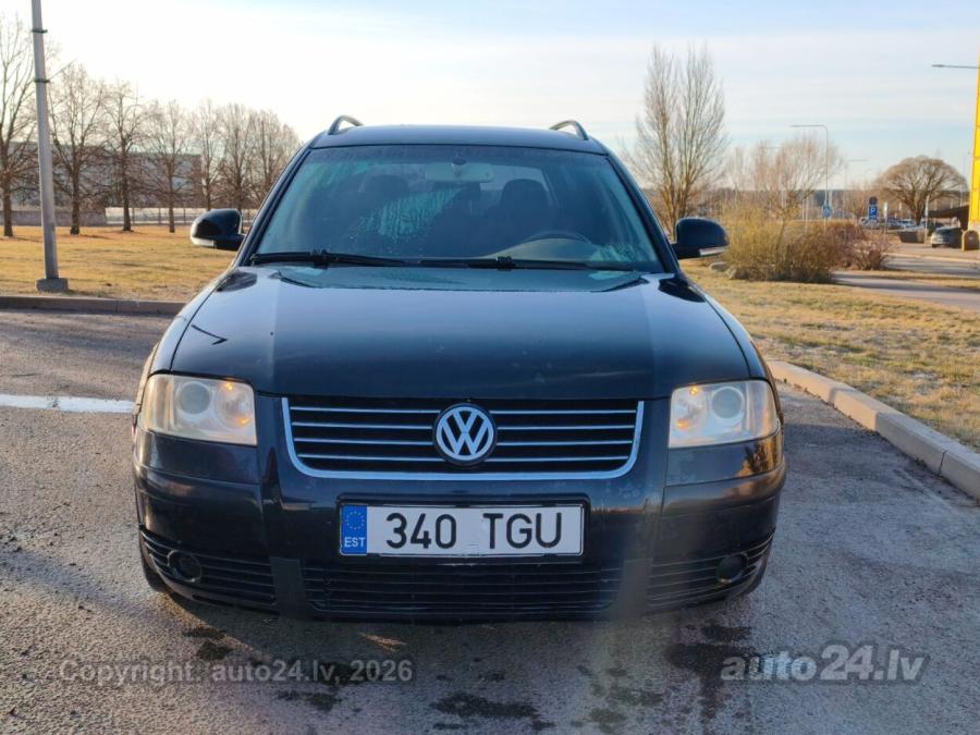 Black Volkswagen Passat 2004 in Tallinn, with an engine capacity of 1.90 L and mileage of 0 thousand km for 999 €, photo 2 on AUTOMOTO.COM.LV