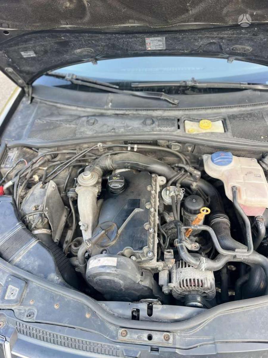 Black Volkswagen Passat 2004 in Siauliai, with an engine capacity of 1.90 L and mileage of 316 thousand km for 1450 €, photo 9 on AUTOMOTO.COM.LV