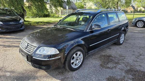 Black Volkswagen Passat 2004 in Siauliai, with an engine capacity of 1.90 L and mileage of 297 thousand km for 2150 €, photo 1 on AUTOMOTO.COM.LV