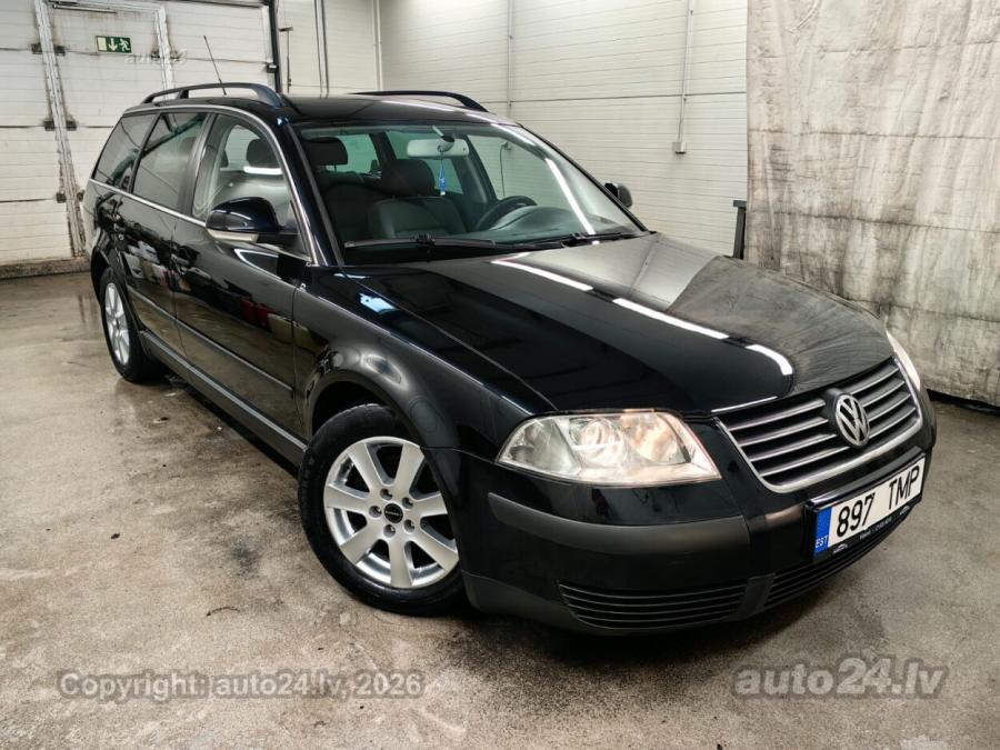 Black Volkswagen Passat 2005 in Viljandi, with an engine capacity of 1.90 L and mileage of 269 thousand km for 3390 €, photo 2 on AUTOMOTO.COM.LV