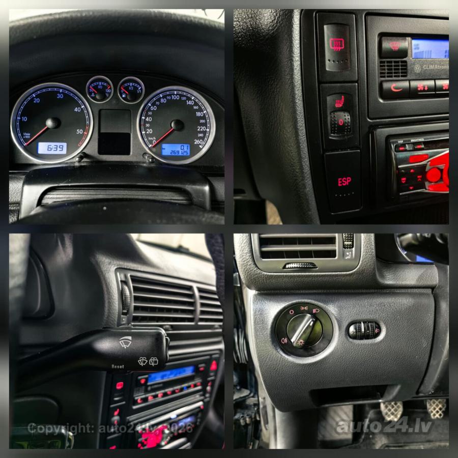 Melns Volkswagen Passat 2005 Viljandi, ar dzinēja tilpumu 1.90 L un nobraukumu 269 tūkst. km par 3390 €, foto 9 vietnē AUTOMOTO.COM.LV