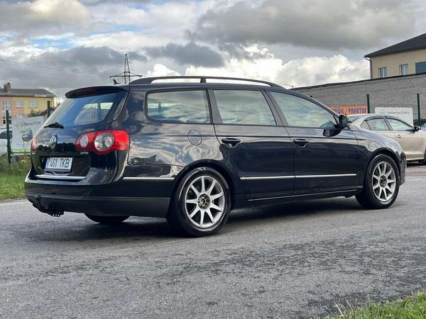 Black Volkswagen Passat 2005 in Narva, with an engine capacity of 2.00 L and mileage of 295 thousand km for 1499 €, photo 7 on AUTOMOTO.COM.LV