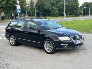 Black Volkswagen Passat 2005 in Narva, with an engine capacity of 2.00 L and mileage of 295 thousand km for 1499 €, photo 3 on AUTOMOTO.COM.LV