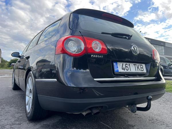 Black Volkswagen Passat 2005 in Narva, with an engine capacity of 2.00 L and mileage of 295 thousand km for 1499 €, photo 8 on AUTOMOTO.COM.LV