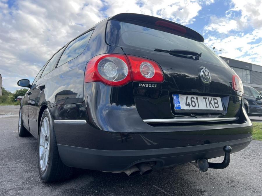 Black Volkswagen Passat 2005 in Narva, with an engine capacity of 2.00 L and mileage of 295 thousand km for 1499 €, photo 20 on AUTOMOTO.COM.LV
