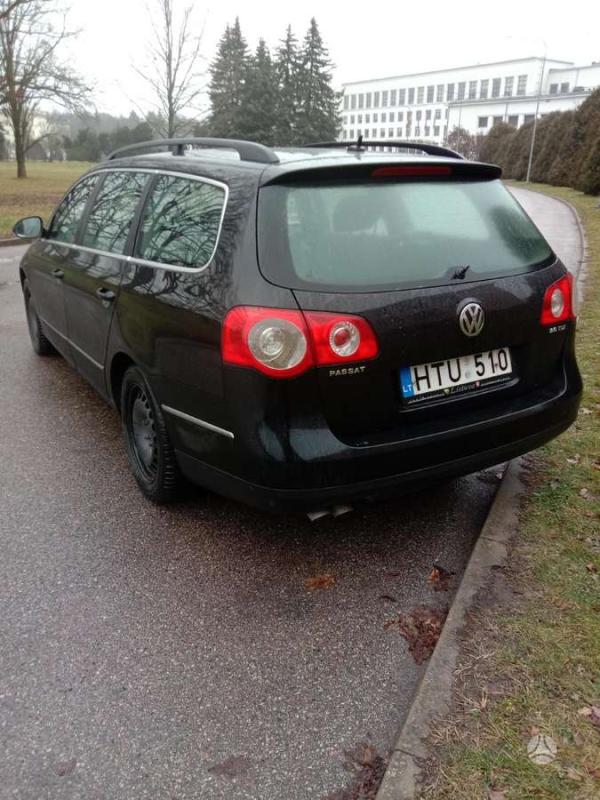 Melns Volkswagen Passat 2006 Kauņa, ar dzinēja tilpumu 2.00 L un nobraukumu 351 tūkst. km par 1999 €, foto 5 vietnē AUTOMOTO.COM.LV