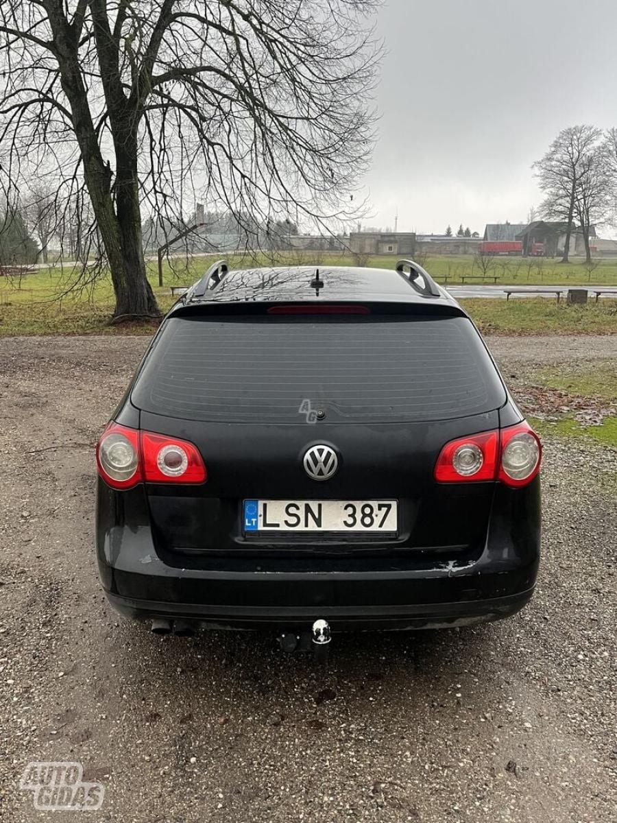 Black Volkswagen Passat 2006 in Taurage, with an engine capacity of 2.00 L and mileage of 373 thousand km for 1450 €, photo 7 on AUTOMOTO.COM.LV