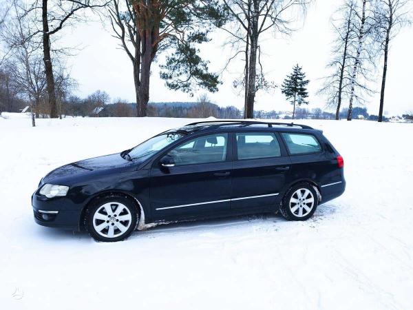 Black Volkswagen Passat 2006 in Alytus, with an engine capacity of 1.97 L and mileage of 349 thousand km for 2050 €, photo 7 on AUTOMOTO.COM.LV