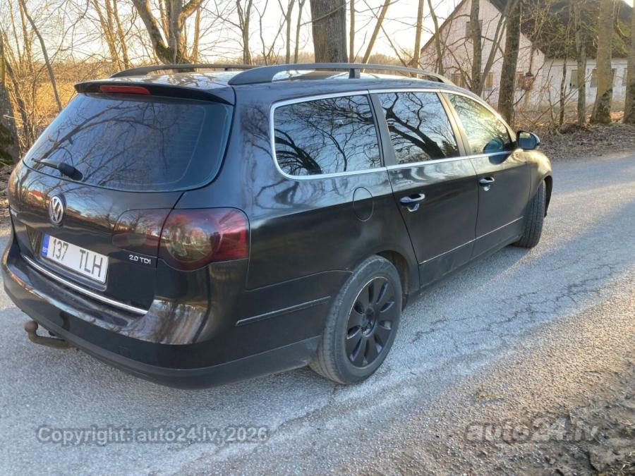 Black Volkswagen Passat 2006 in Tartu, with an engine capacity of 2.00 L and mileage of 0 thousand km for 1200 €, photo 6 on AUTOMOTO.COM.LV
