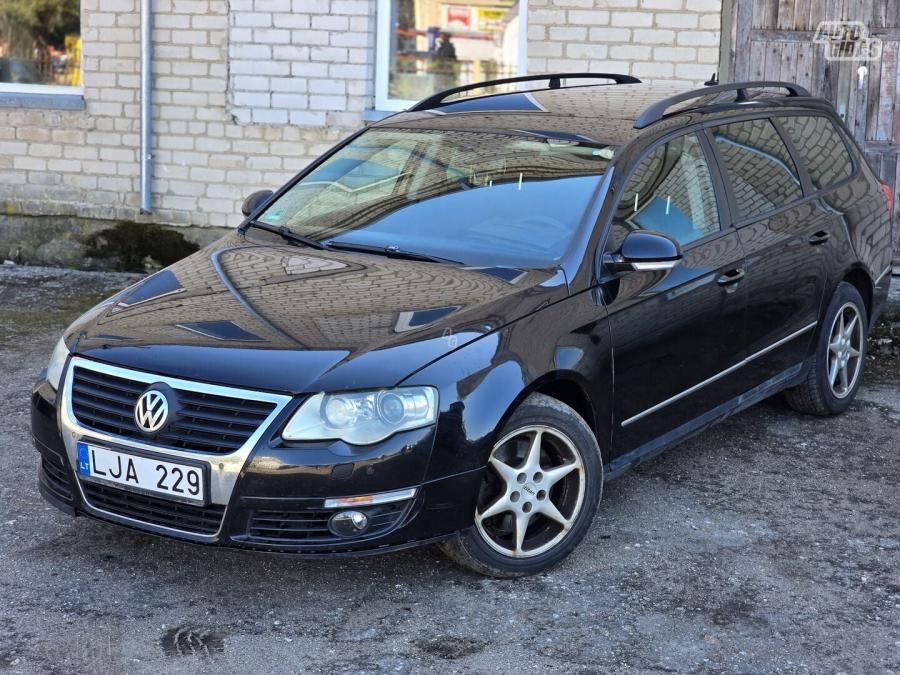 Melns Volkswagen Passat 2006 Radviliškis, ar dzinēja tilpumu 2.00 L un nobraukumu 389 tūkst. km par 950 €, foto 1 vietnē AUTOMOTO.COM.LV