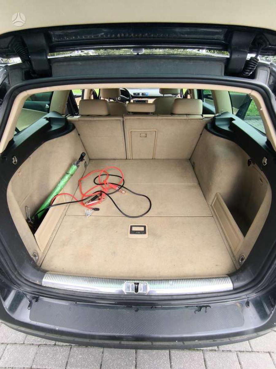 Black Volkswagen Passat 2006 in Vilnius, with an engine capacity of 2.00 L and mileage of 359 thousand km for 1100 €, photo 14 on AUTOMOTO.COM.LV