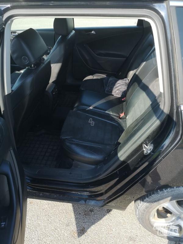 Black Volkswagen Passat 2006 in Panevezys, with an engine capacity of 2.00 L and mileage of 286 thousand km for 2250 €, photo 9 on AUTOMOTO.COM.LV