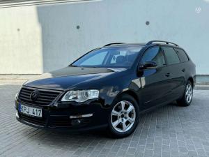 Melns Volkswagen Passat 2006 Viļņa, ar dzinēja tilpumu 1.97 L un nobraukumu 335 tūkst. km par 1450 €, foto  vietnē AUTOMOTO.COM.LV