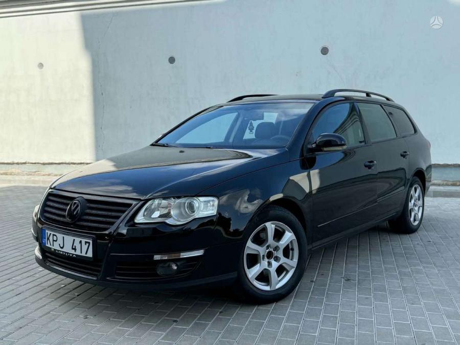 Melns Volkswagen Passat 2006 Viļņa, ar dzinēja tilpumu 1.97 L un nobraukumu 335 tūkst. km par 1450 €, foto 1 vietnē AUTOMOTO.COM.LV