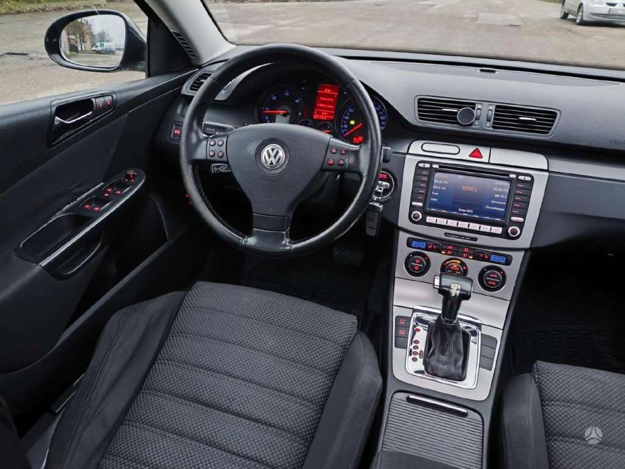 Melns Volkswagen Passat 2007 Šauļi, ar dzinēja tilpumu 2.00 L un nobraukumu 350 tūkst. km par 2490 €, foto 10 vietnē AUTOMOTO.COM.LV