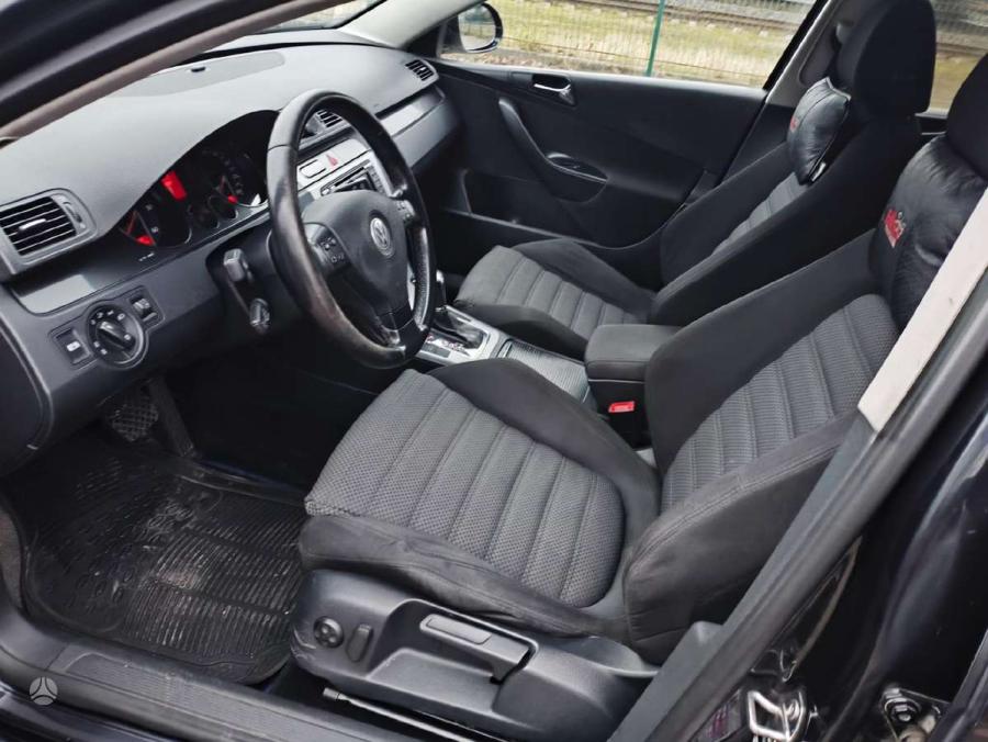 Melns Volkswagen Passat 2007 Šauļi, ar dzinēja tilpumu 2.00 L un nobraukumu 350 tūkst. km par 2490 €, foto 12 vietnē AUTOMOTO.COM.LV
