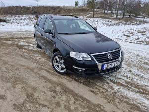 Black Volkswagen Passat 2007 in Alytus, with an engine capacity of 1.97 L and mileage of 283 thousand km for 2550 €, photo  on AUTOMOTO.COM.LV