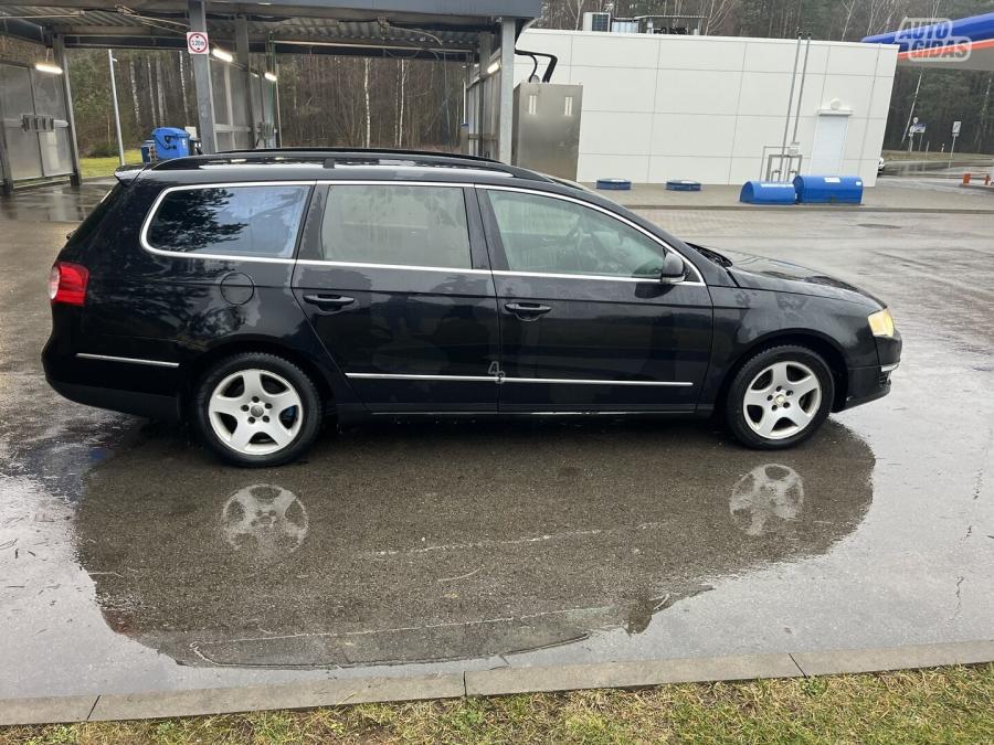 Black Volkswagen Passat 2007 in Druskininkai, with an engine capacity of 2.00 L and mileage of 511 thousand km for 990 €, photo 13 on AUTOMOTO.COM.LV