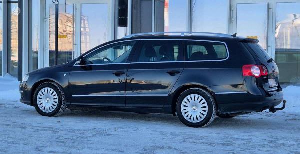 Melns Volkswagen Passat 2007 Viļņa, ar dzinēja tilpumu 2.00 L un nobraukumu 299 tūkst. km par 3450 €, foto 4 vietnē AUTOMOTO.COM.LV