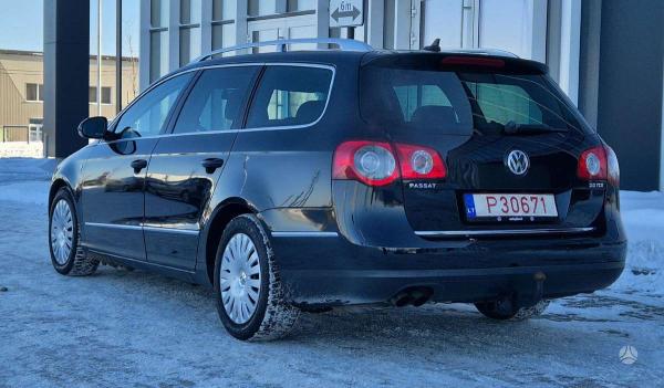 Melns Volkswagen Passat 2007 Viļņa, ar dzinēja tilpumu 2.00 L un nobraukumu 299 tūkst. km par 3450 €, foto 5 vietnē AUTOMOTO.COM.LV