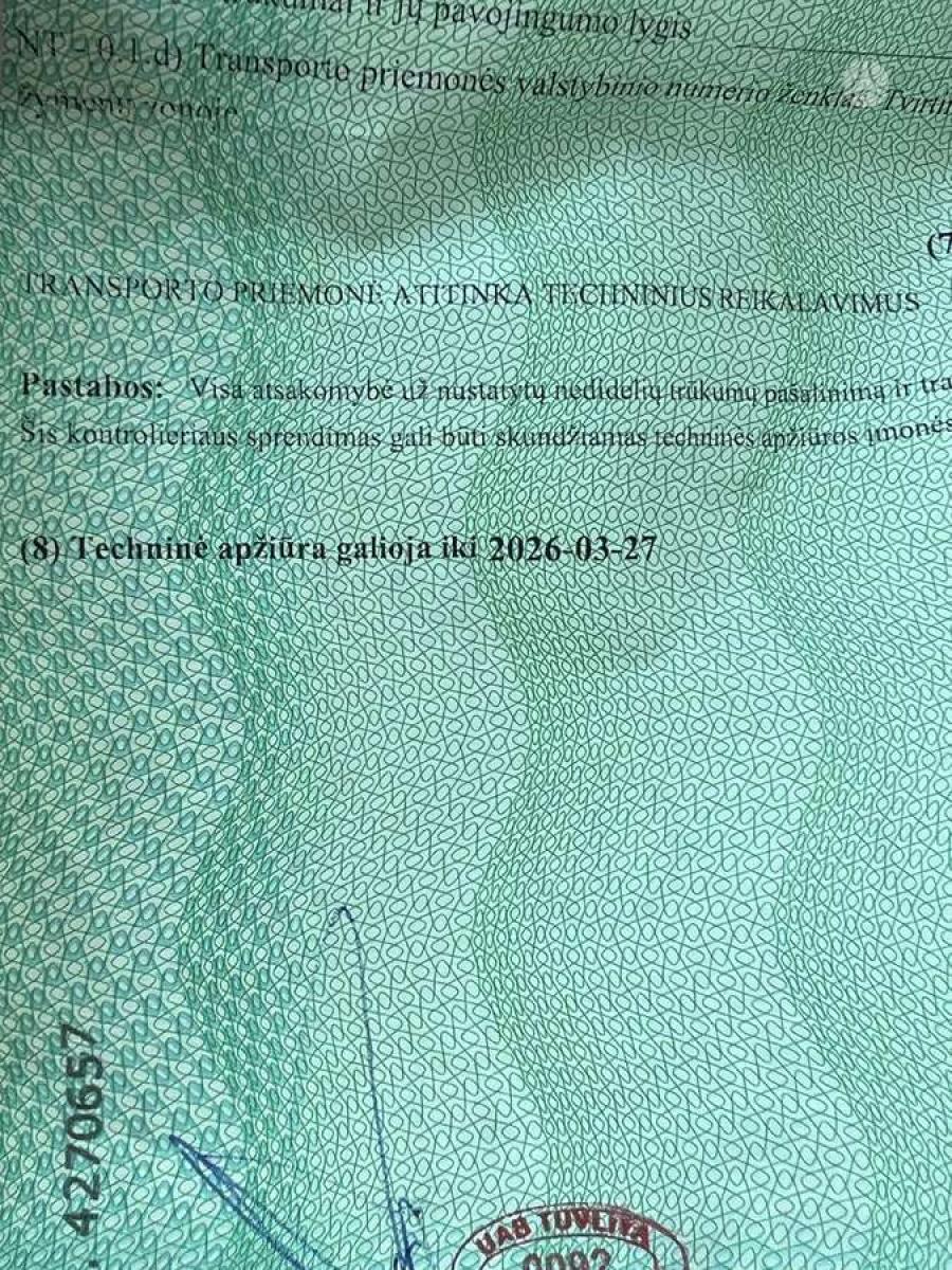 Черный Фольксваген Пассат 2007 в Вильнюс, объемом двигателя 1.97 л и пробегом 299 тыс. км за 850 €, фото 13 на AUTOMOTO.COM.LV