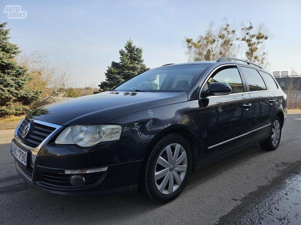 Black Volkswagen Passat 2007 in Alytus, with an engine capacity of 2.00 L and mileage of 371 thousand km for 1950 €, photo 1 on AUTOMOTO.COM.LV