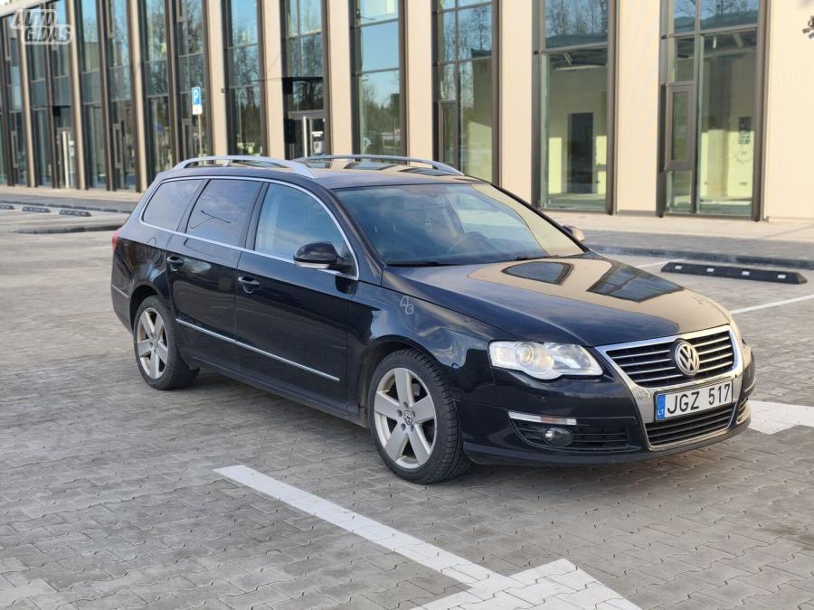 Melns Volkswagen Passat 2007 Viļņa, ar dzinēja tilpumu 2.00 L un nobraukumu 372 tūkst. km par 1850 €, foto 1 vietnē AUTOMOTO.COM.LV