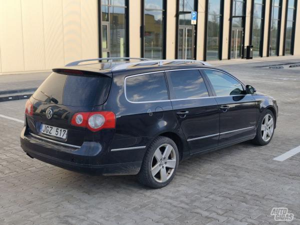 Black Volkswagen Passat 2007 in Vilnius, with an engine capacity of 2.00 L and mileage of 372 thousand km for 1600 €, photo 3 on AUTOMOTO.COM.LV