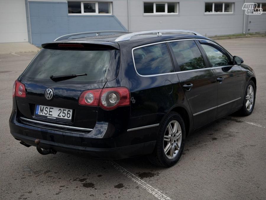 Black Volkswagen Passat 2007 in Siauliai, with an engine capacity of 2.00 L and mileage of 430 thousand km for 1499 €, photo 5 on AUTOMOTO.COM.LV