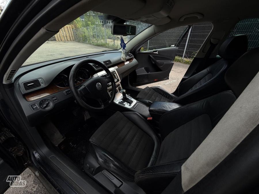 Black Volkswagen Passat 2007 in Siauliai, with an engine capacity of 2.00 L and mileage of 430 thousand km for 1499 €, photo 9 on AUTOMOTO.COM.LV
