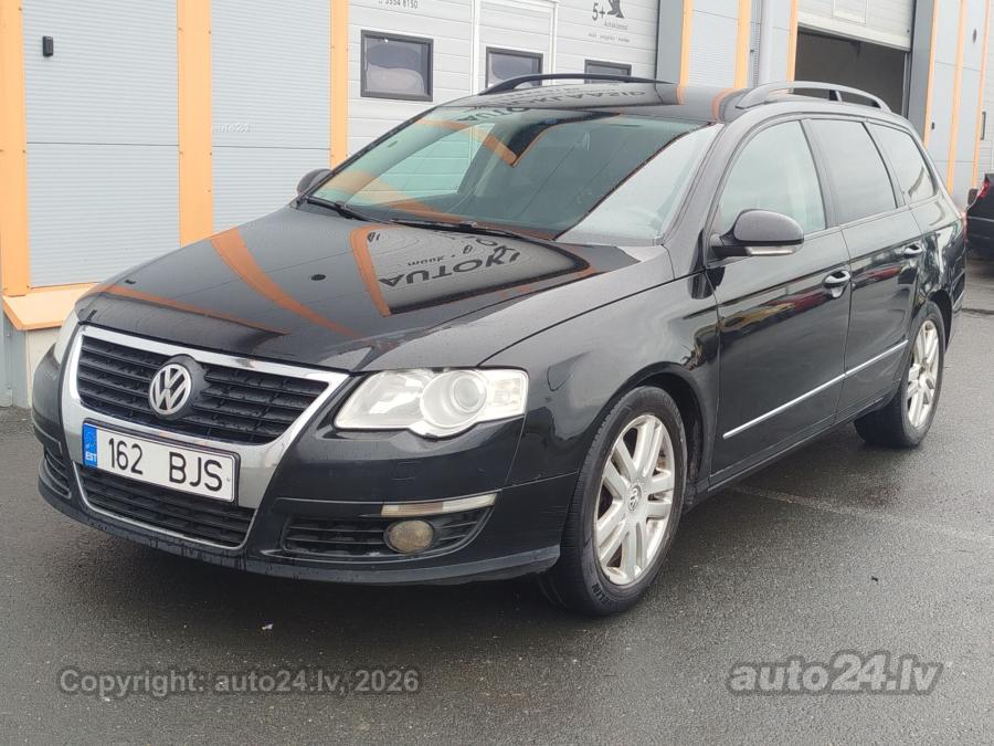 Black Volkswagen Passat 2007 in Tartu, with an engine capacity of 2.00 L and mileage of 446 thousand km for 1690 €, photo 1 on AUTOMOTO.COM.LV