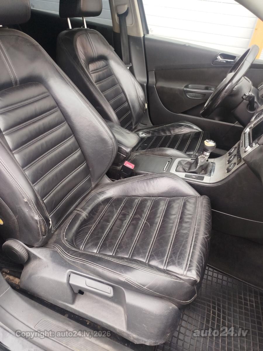 Black Volkswagen Passat 2007 in Tartu, with an engine capacity of 2.00 L and mileage of 446 thousand km for 1690 €, photo 11 on AUTOMOTO.COM.LV