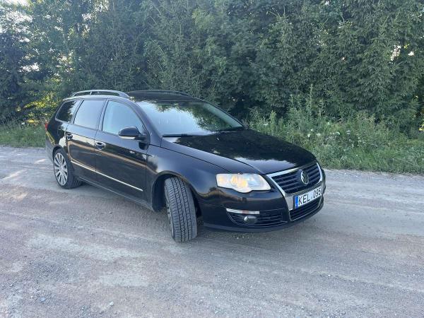 Black Volkswagen Passat 2007 in Klaipeda, with an engine capacity of 1.97 L and mileage of 420 thousand km for 990 €, photo 4 on AUTOMOTO.COM.LV