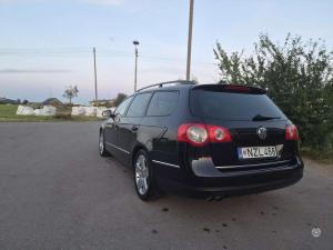 Black Volkswagen Passat 2007 in Kaunas, with an engine capacity of 1.97 L and mileage of 338 thousand km for 2900 €, photo 5 on AUTOMOTO.COM.LV
