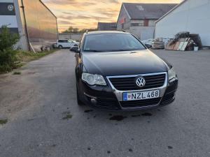 Black Volkswagen Passat 2007 in Kaunas, with an engine capacity of 1.97 L and mileage of 338 thousand km for 2900 €, photo 6 on AUTOMOTO.COM.LV