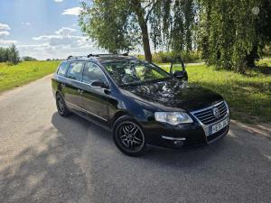 Black Volkswagen Passat 2007 in Kaunas, with an engine capacity of 1.97 L and mileage of 371 thousand km for 1150 €, photo  on AUTOMOTO.COM.LV