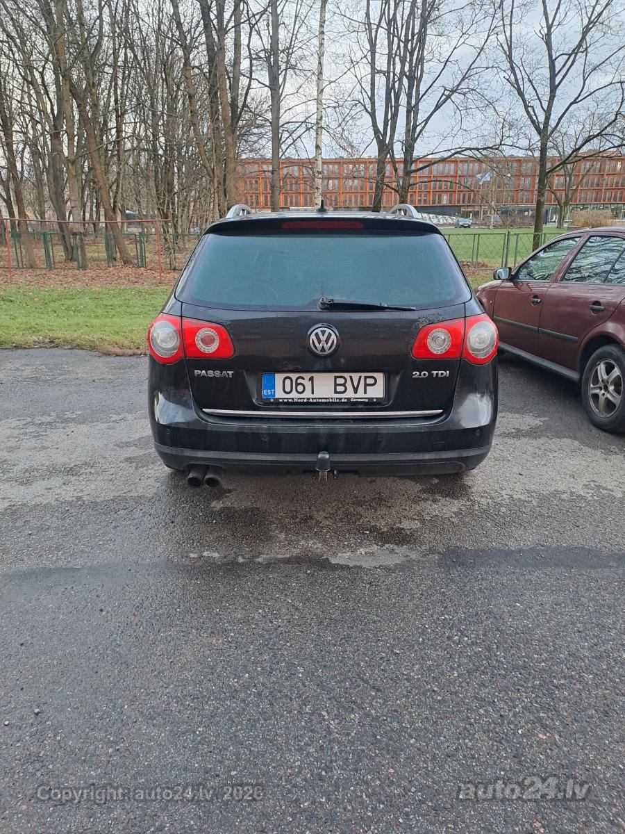 Black Volkswagen Passat 2007 in Narva, with an engine capacity of 2.00 L and mileage of 275 thousand km for 1700 €, photo 6 on AUTOMOTO.COM.LV
