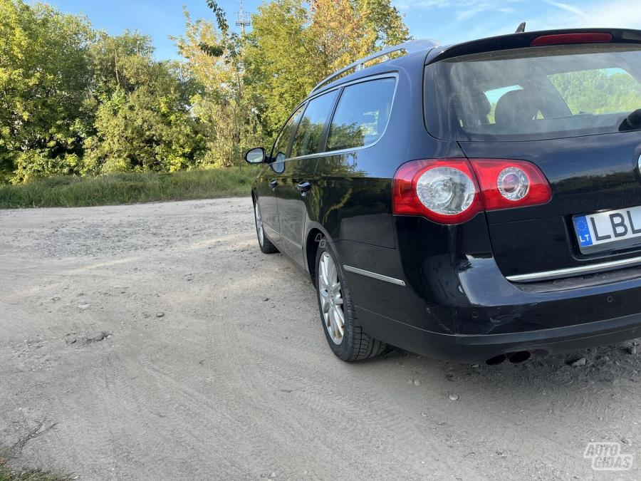 Black Volkswagen Passat 2008 in Vilnius, with an engine capacity of 2.00 L and mileage of 275 thousand km for 2900 €, photo 7 on AUTOMOTO.COM.LV