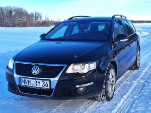 Melns Volkswagen Passat 2008 Mažeikiai, ar dzinēja tilpumu 2.00 L un nobraukumu 295 tūkst. km par 3450 €, foto  vietnē AUTOMOTO.COM.LV