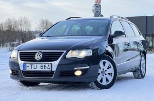 Black Volkswagen Passat 2008 in Kaunas, with an engine capacity of 2.00 L and mileage of 420 thousand km for 2000 €, photo  on AUTOMOTO.COM.LV