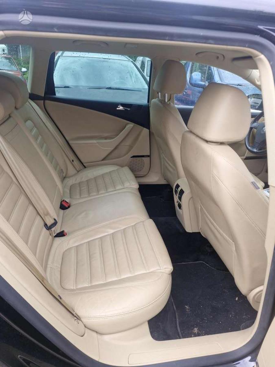 Black Volkswagen Passat 2008 in Klaipeda, with an engine capacity of 1.97 L and mileage of 316 thousand km for 2300 €, photo 5 on AUTOMOTO.COM.LV