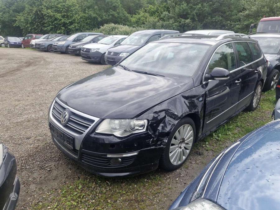 Black Volkswagen Passat 2008 in Klaipeda, with an engine capacity of 1.97 L and mileage of 316 thousand km for 2300 €, photo 9 on AUTOMOTO.COM.LV