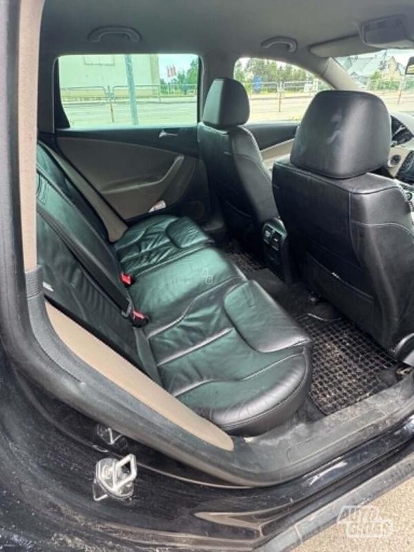 Black Volkswagen Passat 2008 in Vilnius, with an engine capacity of 2.00 L and mileage of 340 thousand km for 1450 €, photo 6 on AUTOMOTO.COM.LV