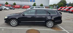 Black Volkswagen Passat 2008 in Klaipeda, with an engine capacity of 1.98 L and mileage of 238 thousand km for 1599 €, photo 4 on AUTOMOTO.COM.LV