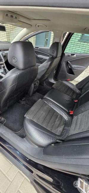 Black Volkswagen Passat 2008 in Klaipeda, with an engine capacity of 1.98 L and mileage of 238 thousand km for 1599 €, photo 9 on AUTOMOTO.COM.LV