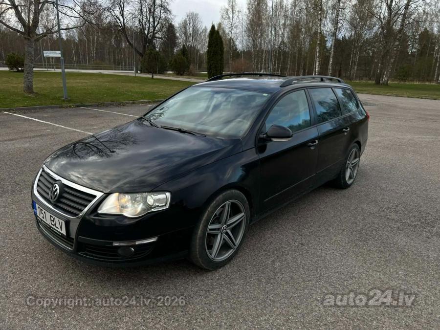 Black Volkswagen Passat 2009 in Polva, with an engine capacity of 2.00 L and mileage of 299 thousand km for 1800 €, photo 7 on AUTOMOTO.COM.LV